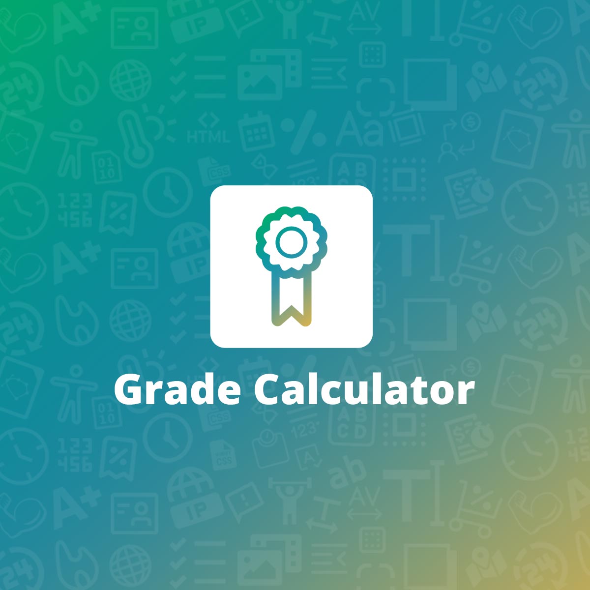 Grade Calculator - Free Tools Hive